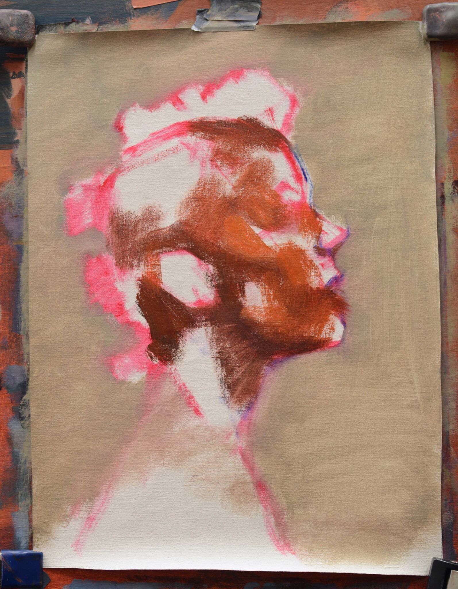 Step-by-Step Demo: Painting Deandrea’s Portrait - Lenin Delsol